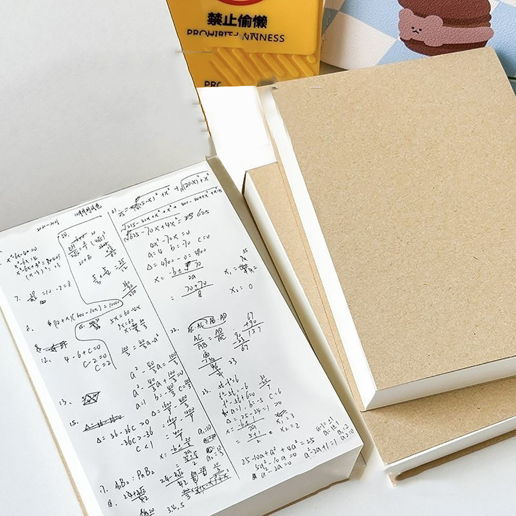 【200 Sheets 】Thickened Draft Paper Blank Notepads Paintable Schedule ...