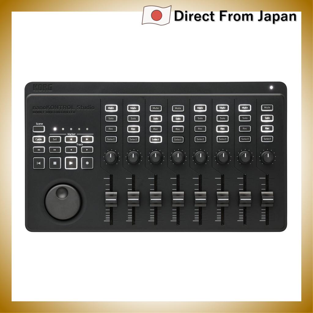 KORG Classic USB/Wireless All-in-One Mobile MIDI Controller nanoKONTROL Studio Music Production ...