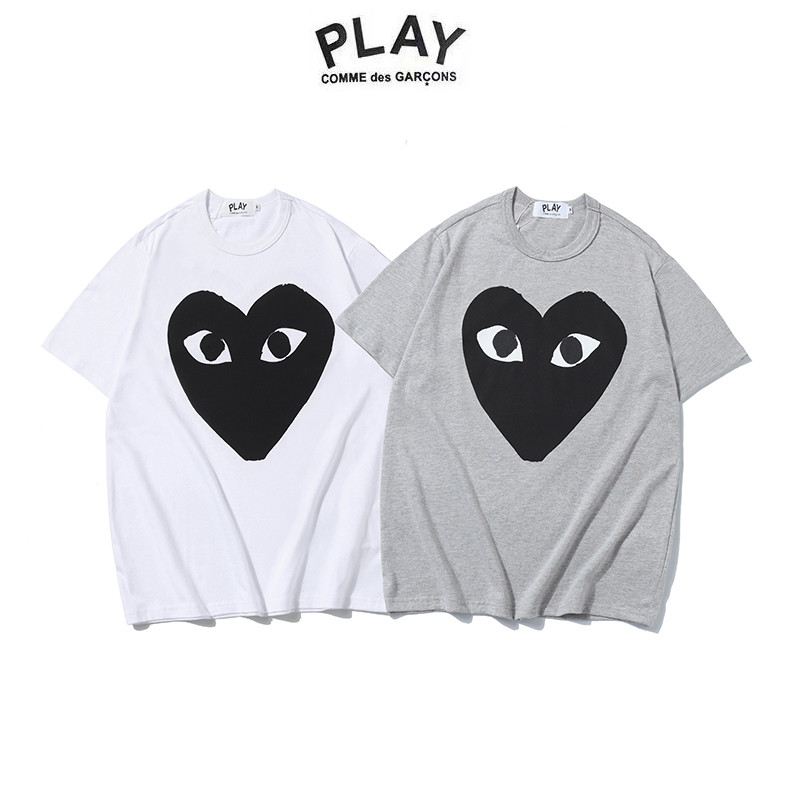 Cdg Play Black Love Tshirt | Shopee Philippines