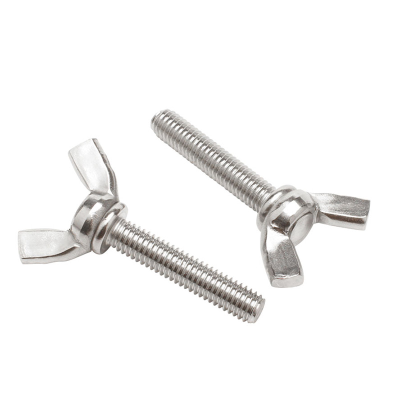 M3 M4 M5 304 Stainless Steel Butterfly Bolt Wing Screw Thumb Wing Screw ...