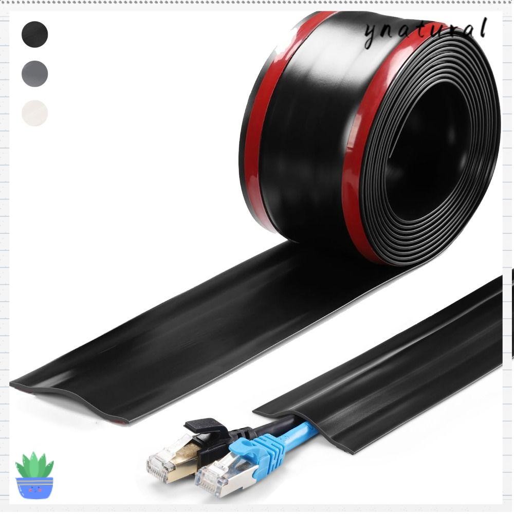 YNATURAL Floor Cable Cover, PVC 1m Wall Wire Concealer, High Quality ...