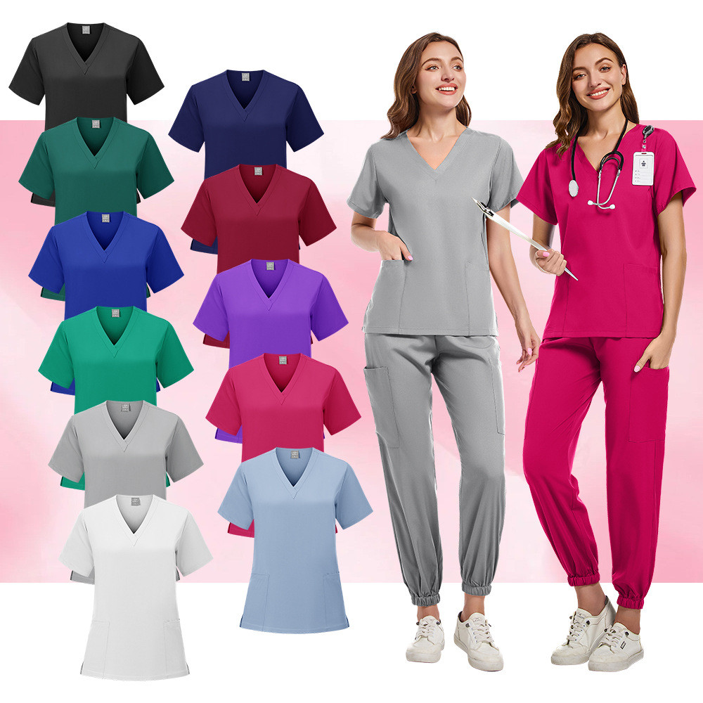Nurse Uniform Two-Piece Set Medical Aesthetic Dental Beauty Medical ...