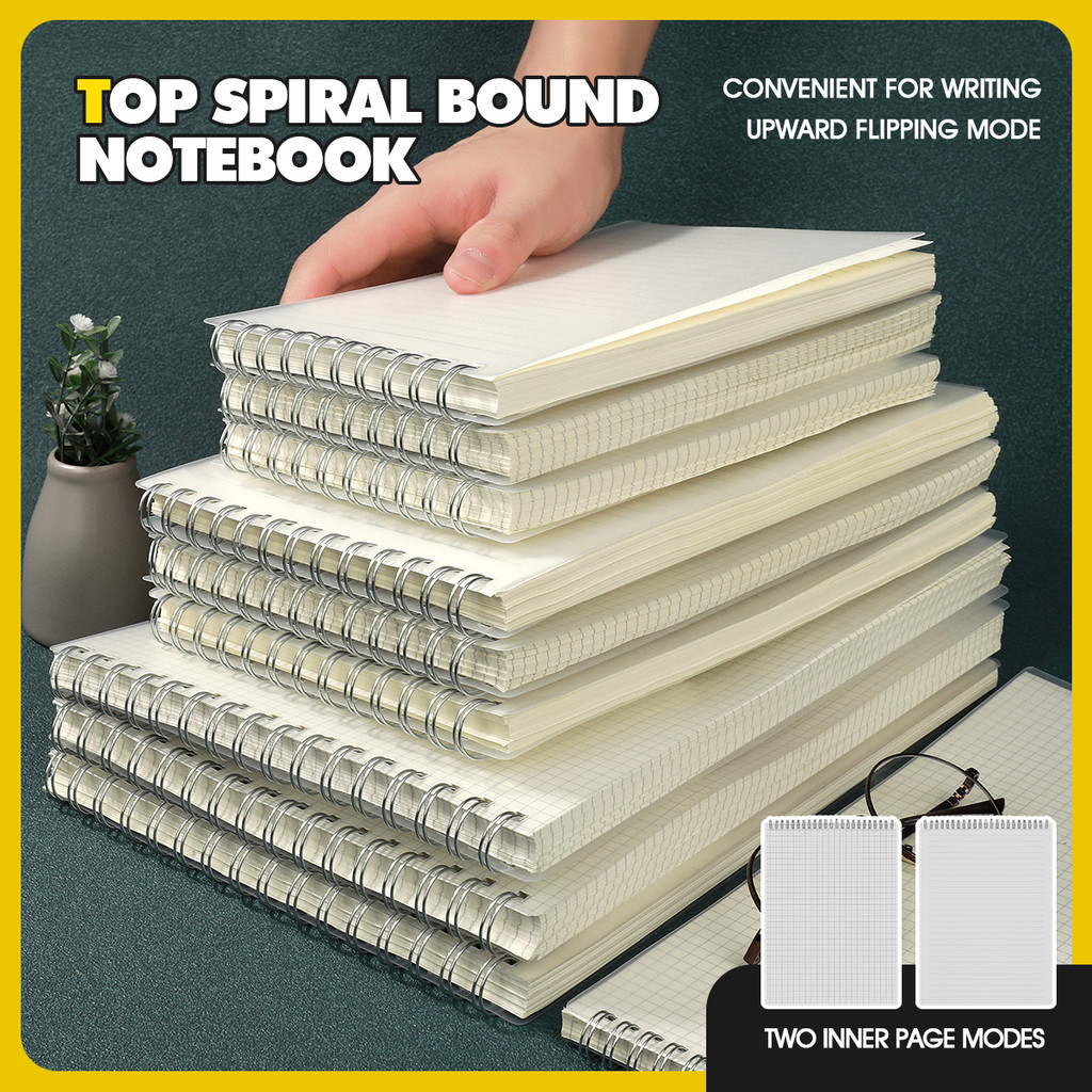 Flip Up Loose-Leaf Steno Notebook A5/B5/A4 Vertical Type Flip Up ...