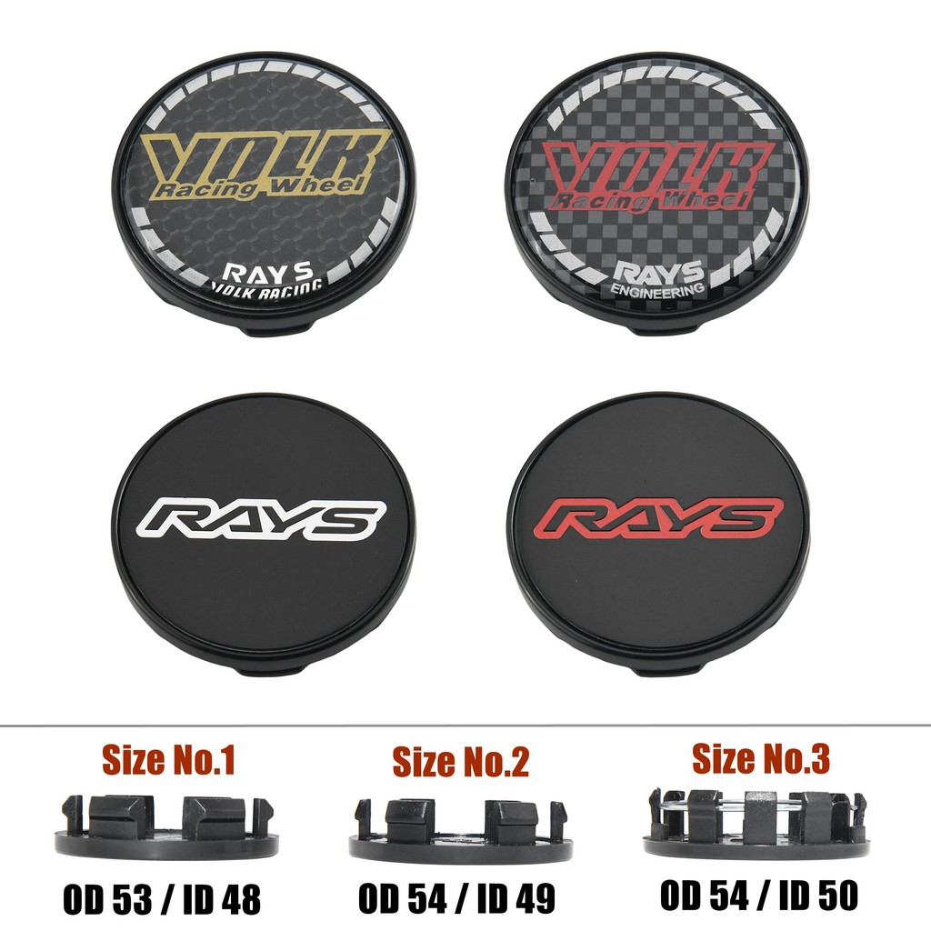 RAYS Wheel Center Cap 53mm/54mm Wheel Cap Wheel Cover Cap VOLK Racing ...