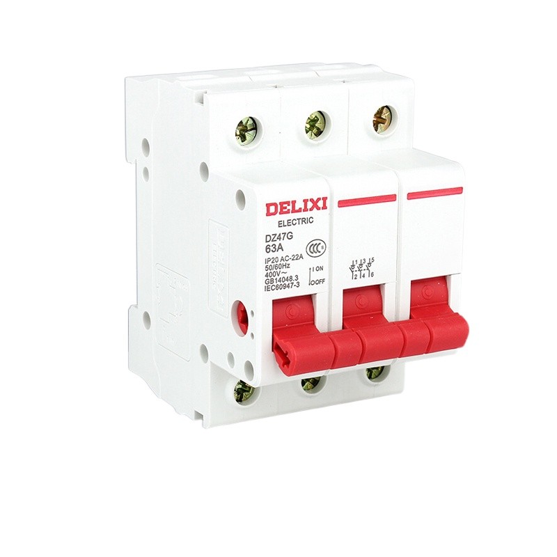 ュDelixi DZ47G isolation knife switch circuit breaker 2P 32A 63A 4P125A ...