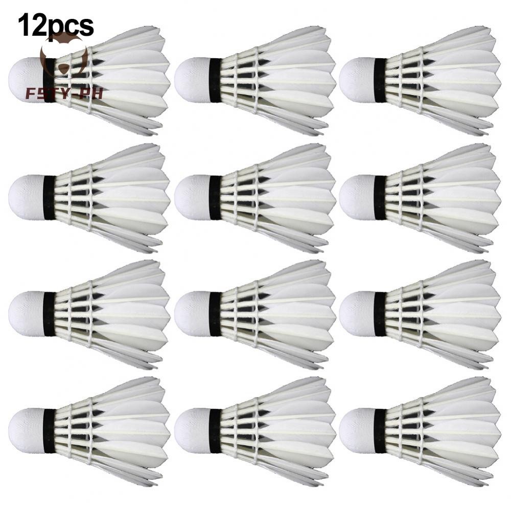 Outdoor Badminton Shuttlecock Set 12PCS with Enhanced Flight Stability ...