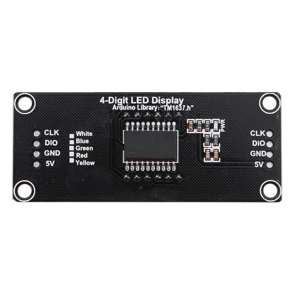 TM1637 LED Display Module 7 Segment Glow Tube Clock 0.56 Inch Digital ...