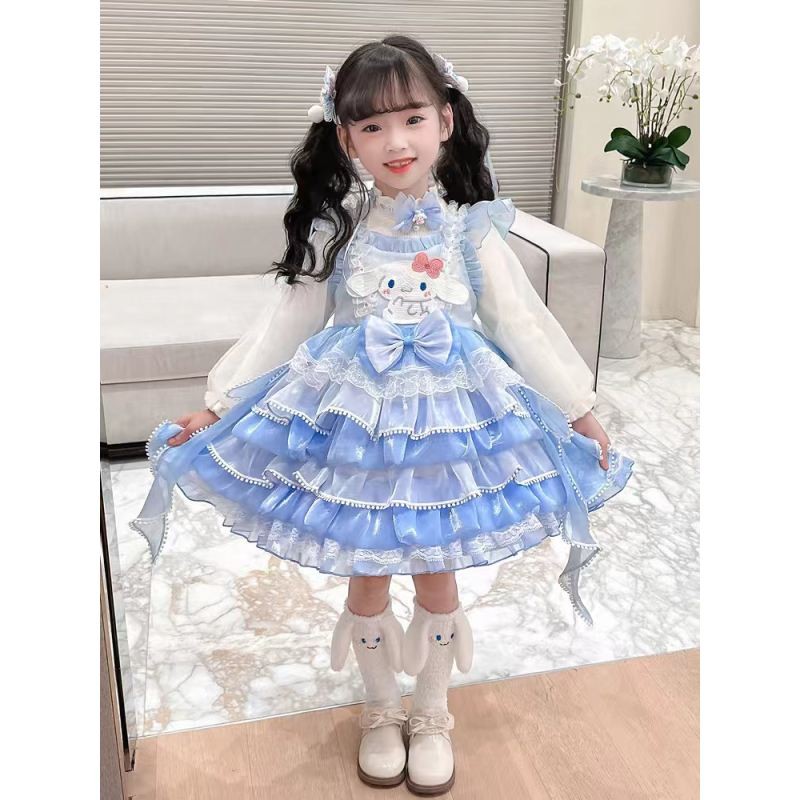 Kids Girls Cinnamoroll Kawaii Lolita Princess Dress Children Girl ...