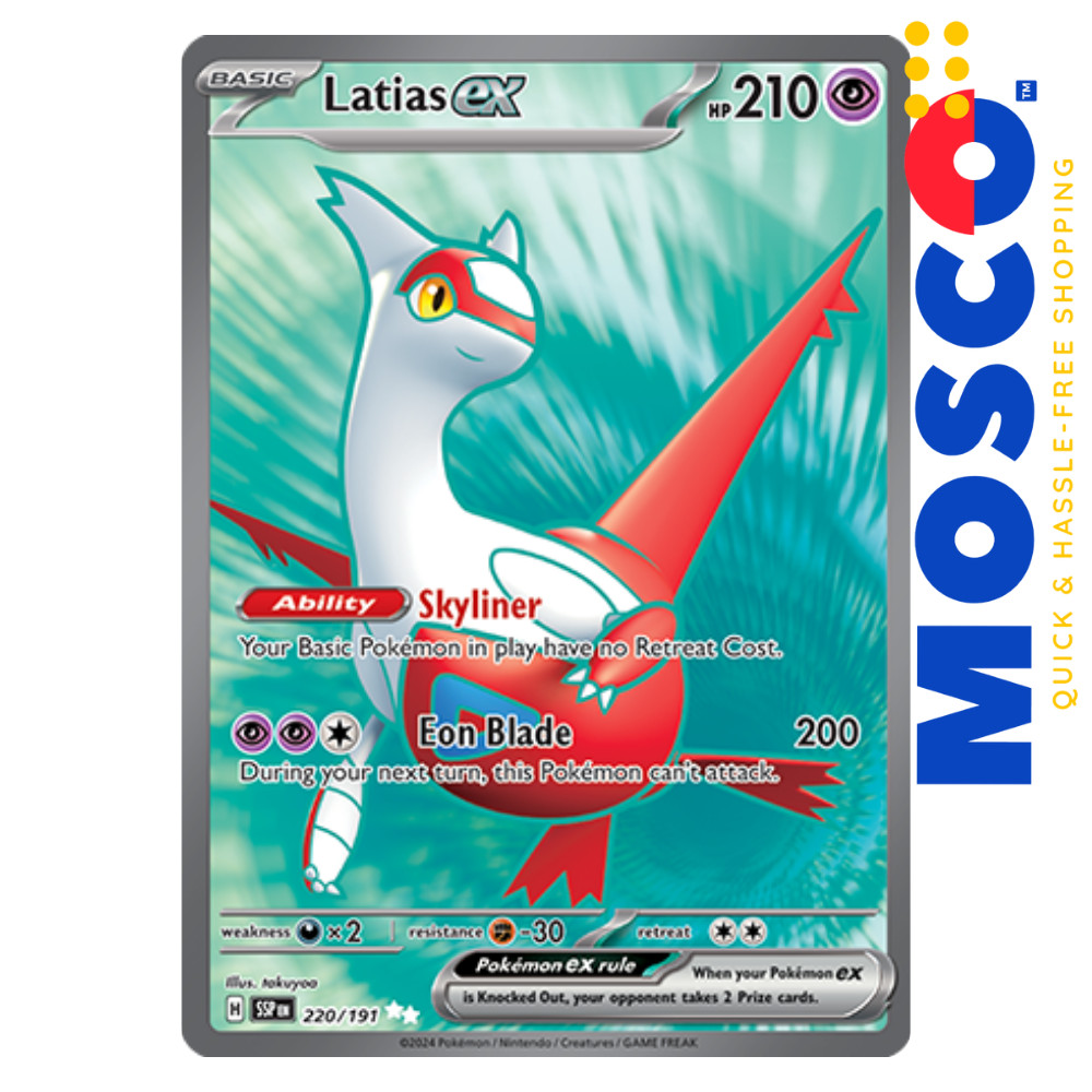 Latias ex - 220/191 Surging Sparks | Pokemon TCG | Shopee Philippines