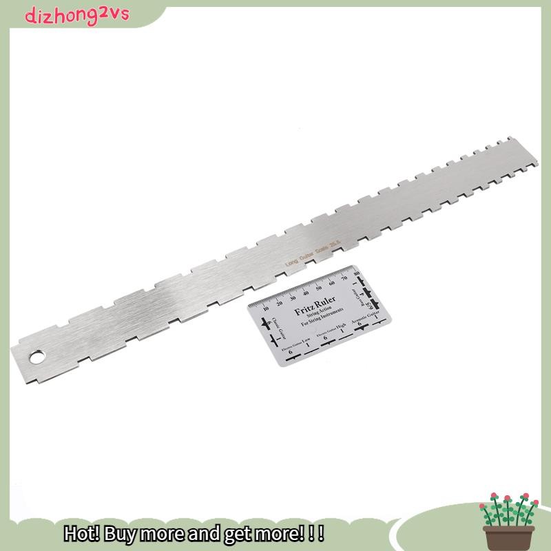 [dizhong2vs]Guitar Neck Notched Straight Edge Luthiers Tool with String ...