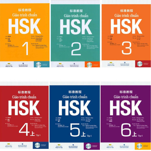 Complete set of HSK 1 - HSK6 Standard Textbooks (SBH+SBT) (Black and ...