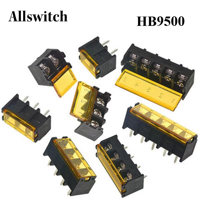 10/5PCS HB9500 Connectors 2P 3P 4P 5P 6Pin PCB Screw Terminal Block ...
