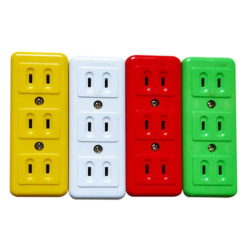 America Japan Bakelite 3 Way Power Strip Wireless Socket Converter ...