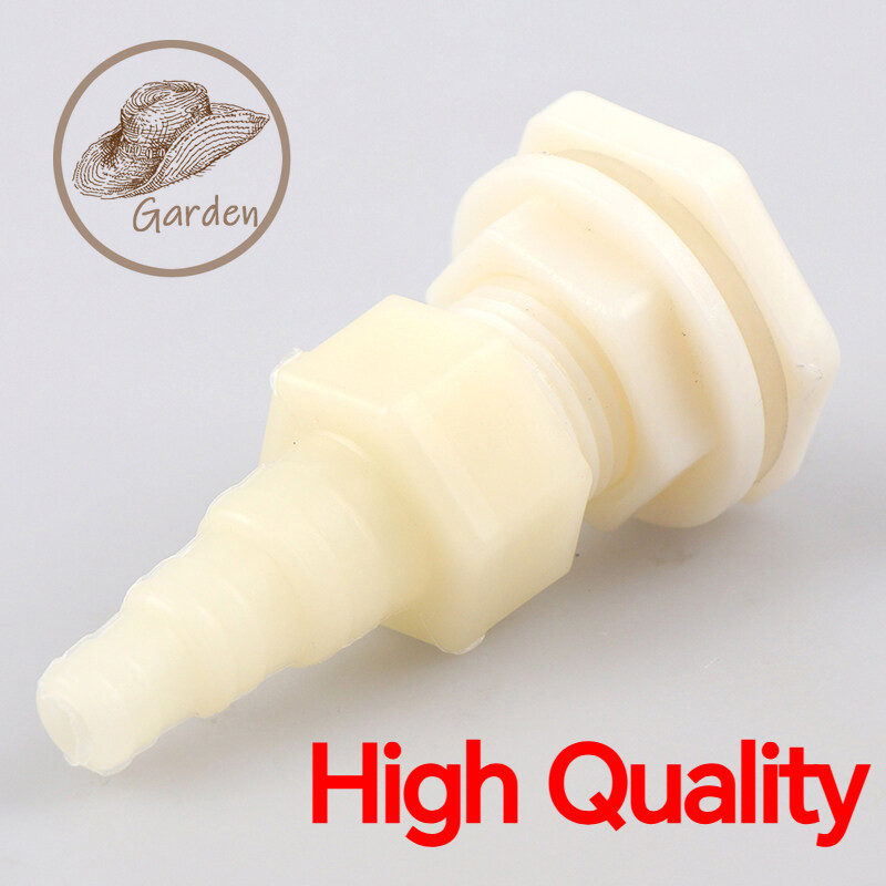 Female 1/2" Tank Bulkhead Pipe Joints Bucket inlet outlet Connector ...