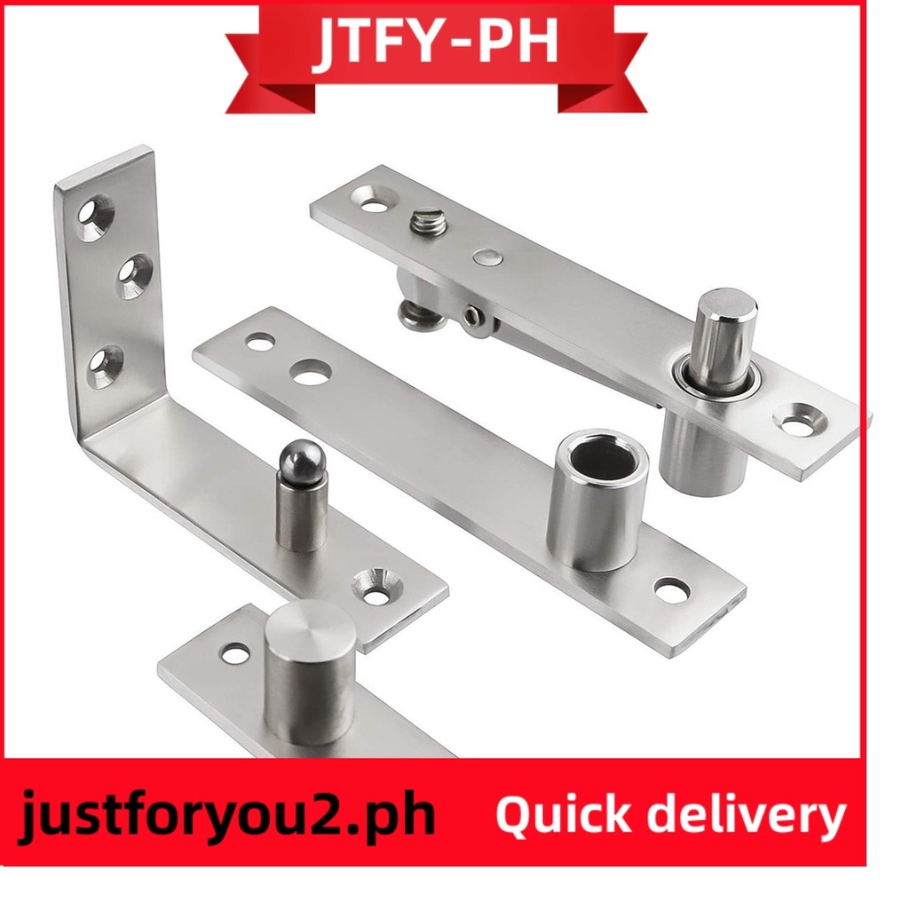 JTFY ️Stainless Steel For 360 Degree Rotation Door Pivot Hinge L-shaped ...