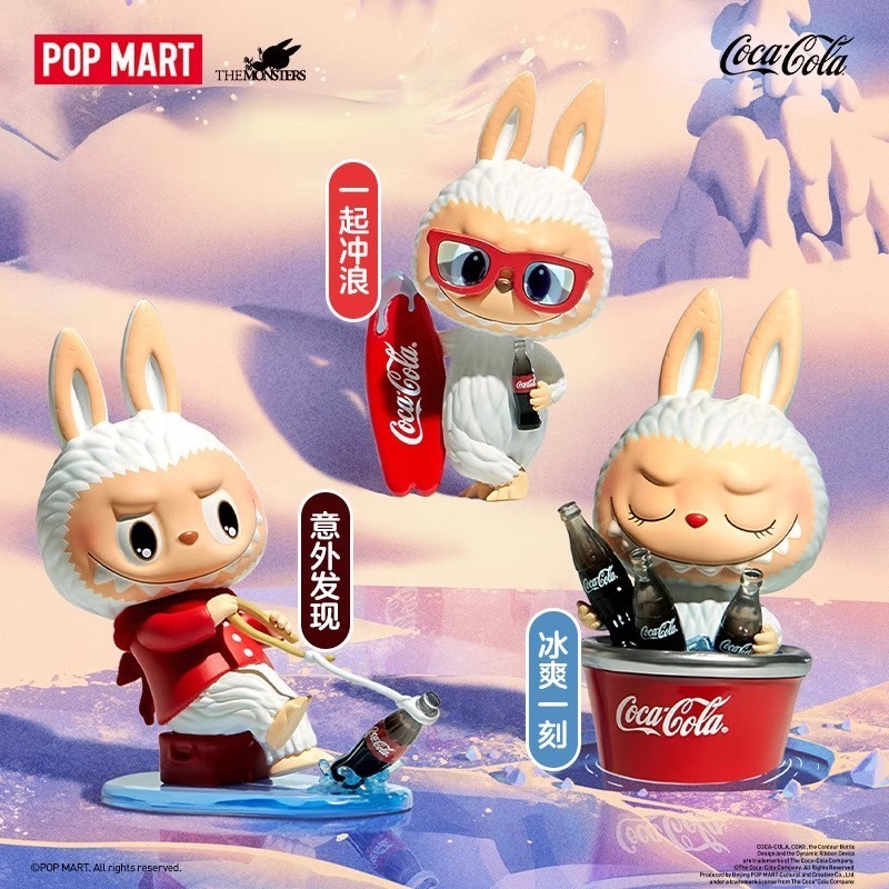 Popmart official labubu labubu THE MONSTERS Coca-Cola Doll Figure ...