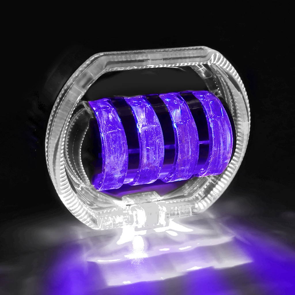 Motorcycle Modified LED Headlights With Built-In 4-Bead Dual Aperture ...