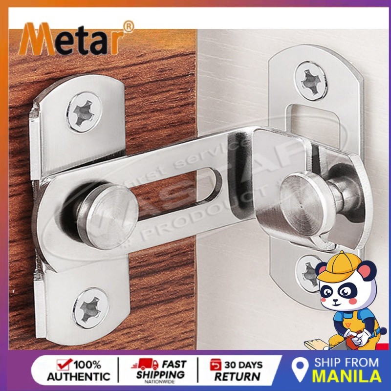 COD+Local+ReadyStock Metar 1 Pcs Button 90 Degree Security Tools Clasp ...