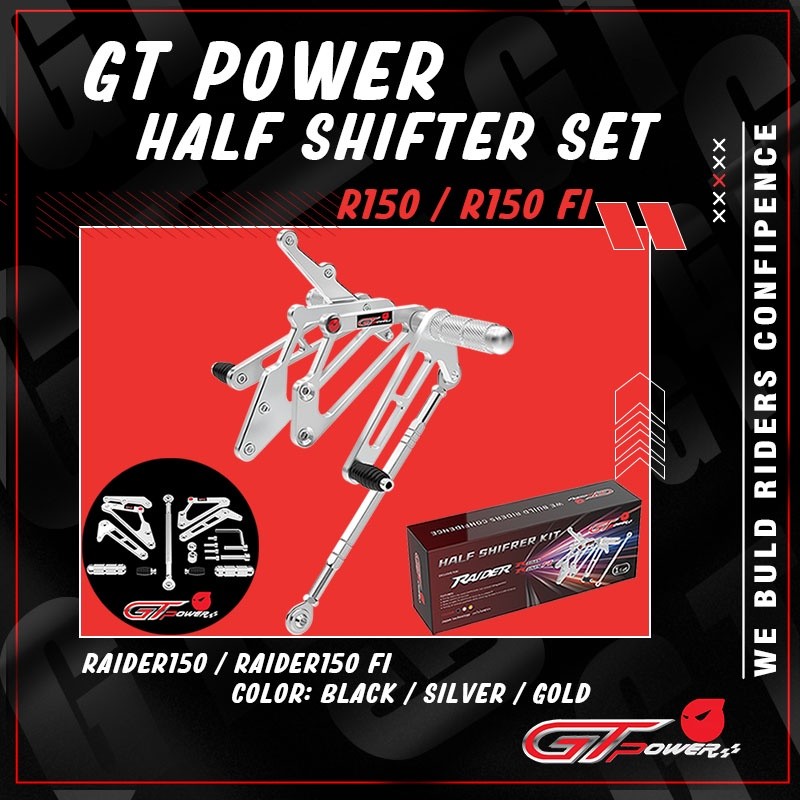 GT Power Half Shifter Set Suzuki Raider150 Made in Thailand | Shopee ...