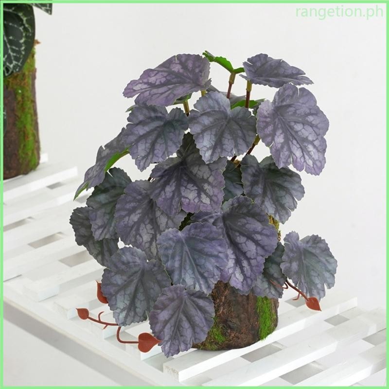 RAN Reptile Tropical Realistic Leaves Terrarium for Tank Plant for ...