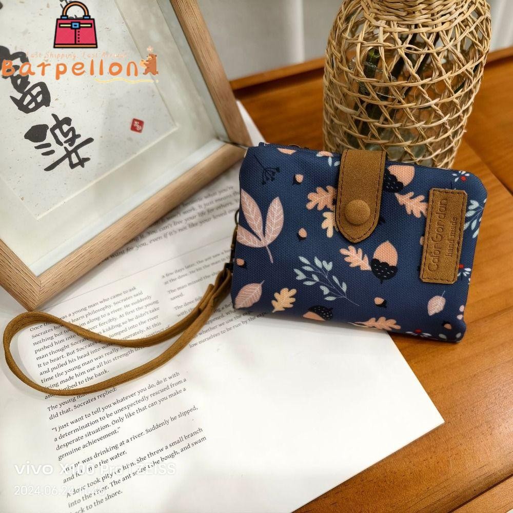 BARPELLON Coin Purse, Zipper Hasp PU Short Wallet, Cute Leather ...