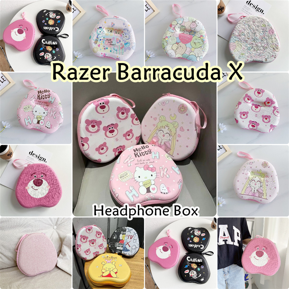 For Razer Barracuda X Headphone Case Couple Cute Cartoon Earpads ...