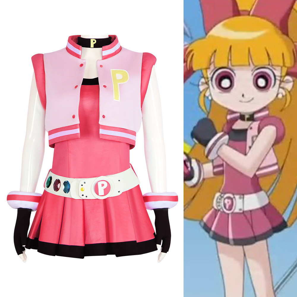 Powerpuff Girls Z Hyper Blossom Cosplay Costume Halloween Stage ...