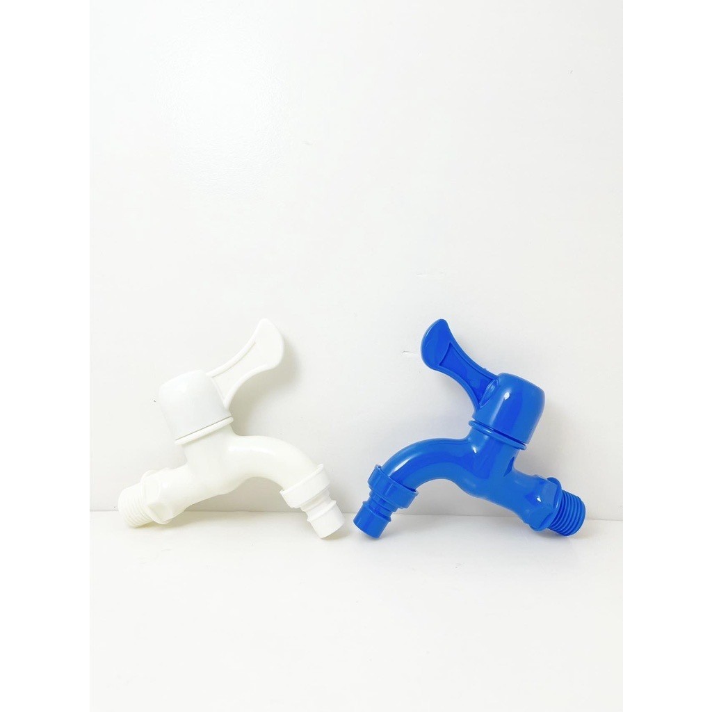 Plastic PVC Spigot Faucet with Hose Connector 1/2 Teplon / Teflon Tape ...
