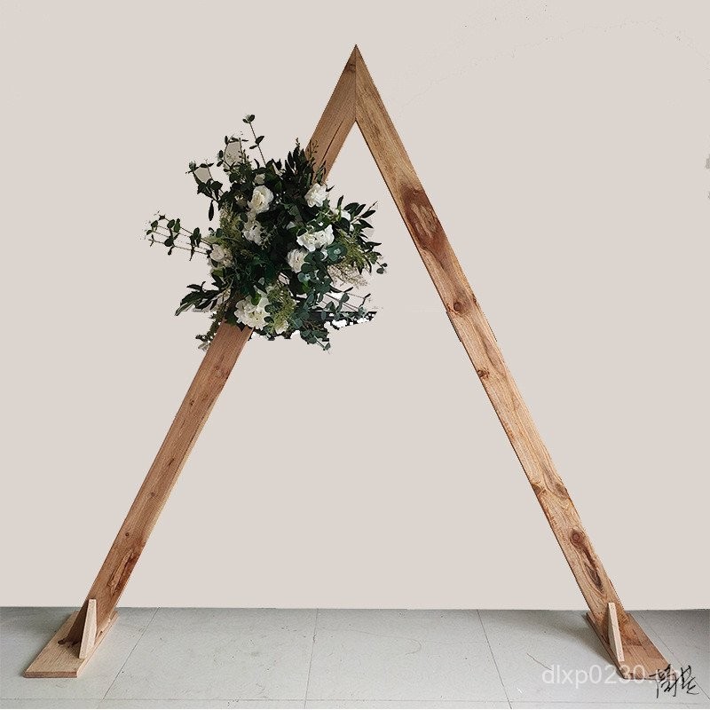 Outdoor Rural Road Guide Wedding Forest Style Triangle Props Flower ...