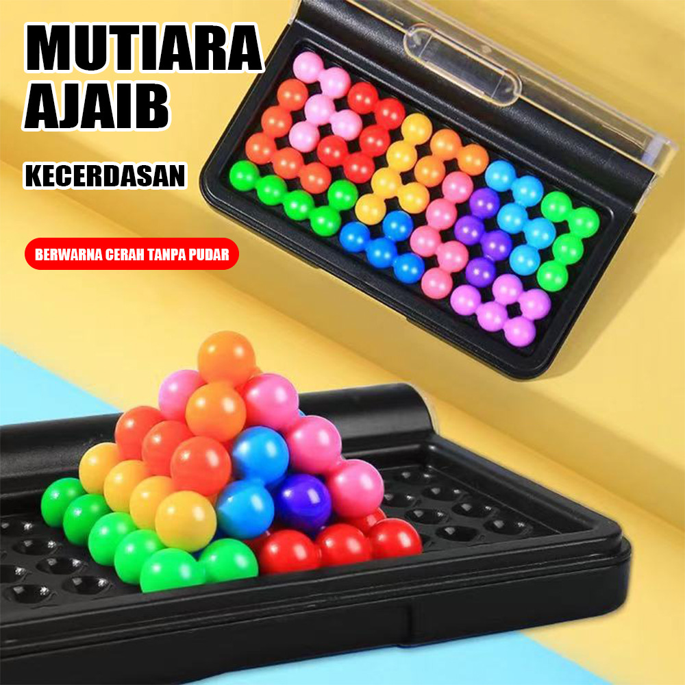 3d 120 Challenges Magic Bead Puzzle Game Intelligence Pyramid Smart ...