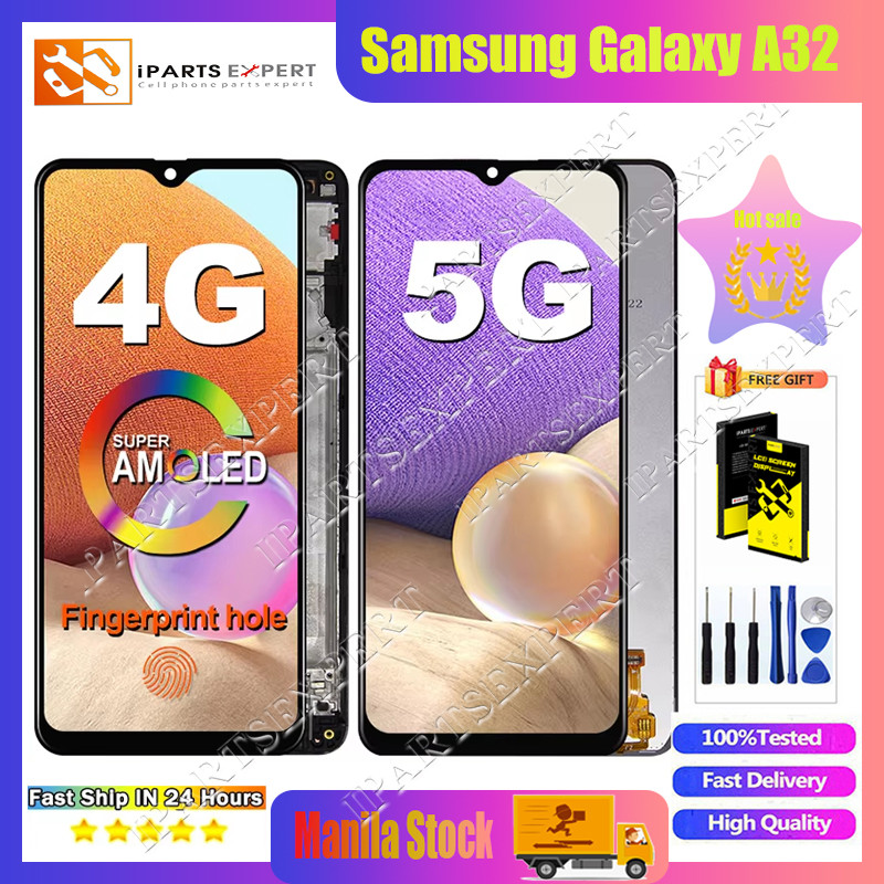 IPARTSEXPERT High Quality AMOLED For Samsung Galaxy A32 4G LCD SM-A325F ...