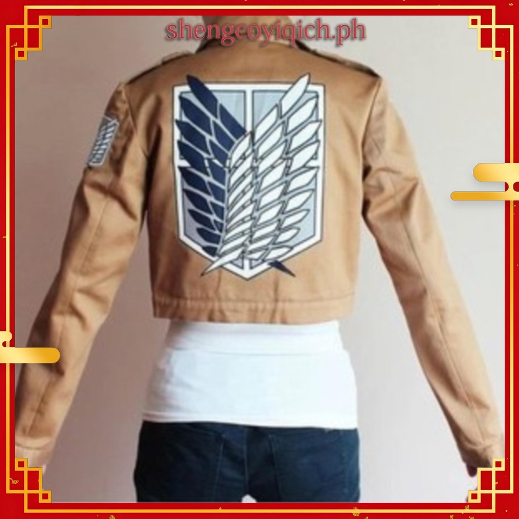 Attack on Titan Shingeki no Kyojin Scouting Legion Cosplay Coat Jacket Eren Jage | Shopee ...