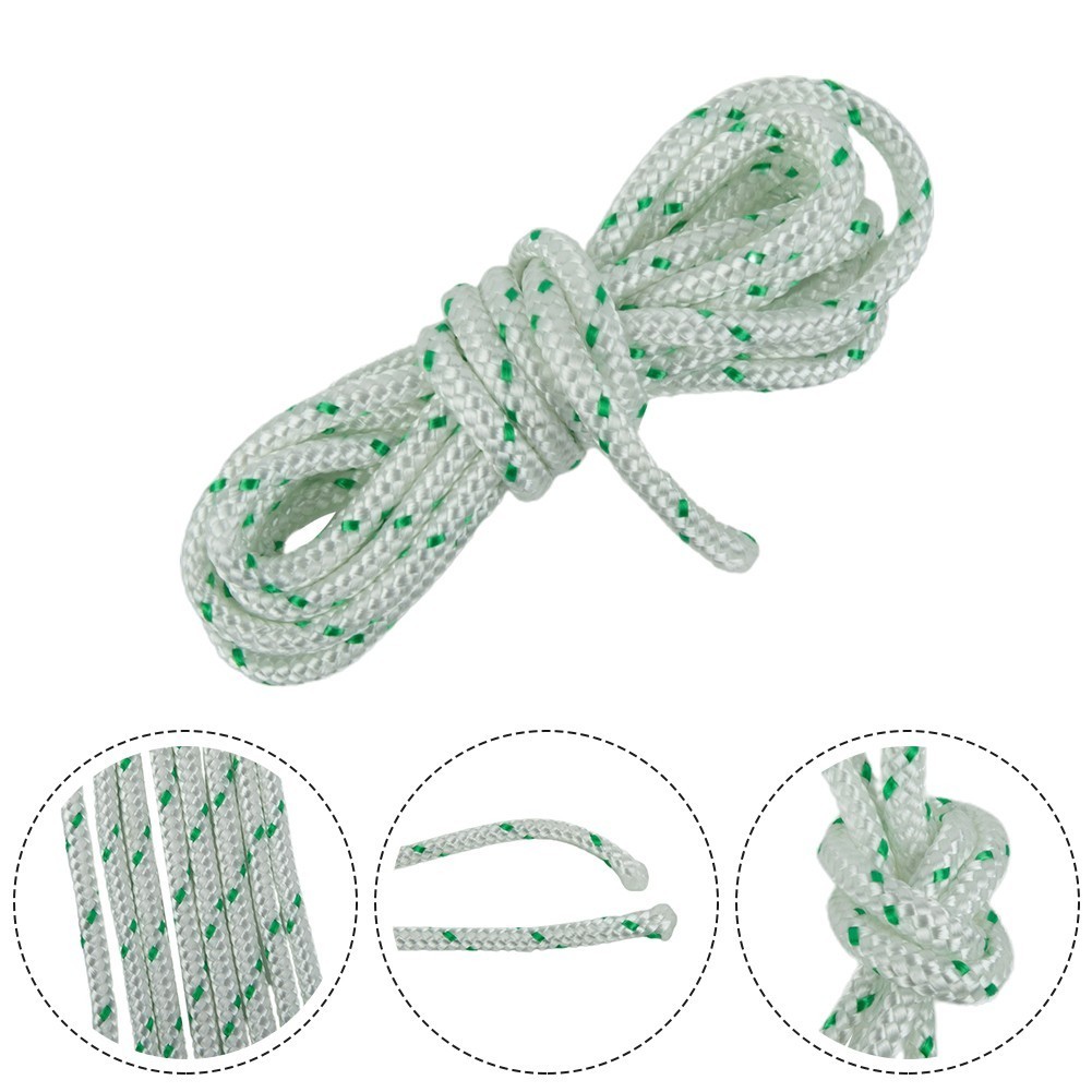 PULL START CORD STARTER ROPE 4.5MM X 2 METRES MOWER CHAINSAW BLOWER ...
