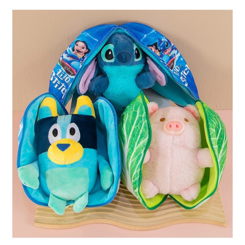 Stitch Transformation Doll Cabbage Lulu Pig Plush Toy Garfield Boy Girl ...