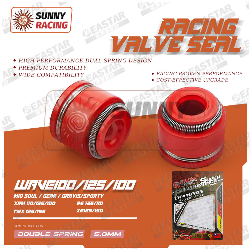 DOUBLE SPRING RACING VALVE SEAL for SNIPER/RAIDER150/MIO/AEROX/NMAX ...