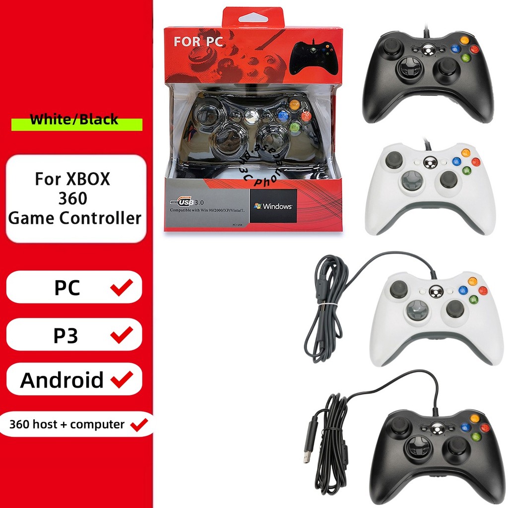 Xbox 360 Wired Gaming Controller for Android PC PS3 PS4 Xbox360 ...