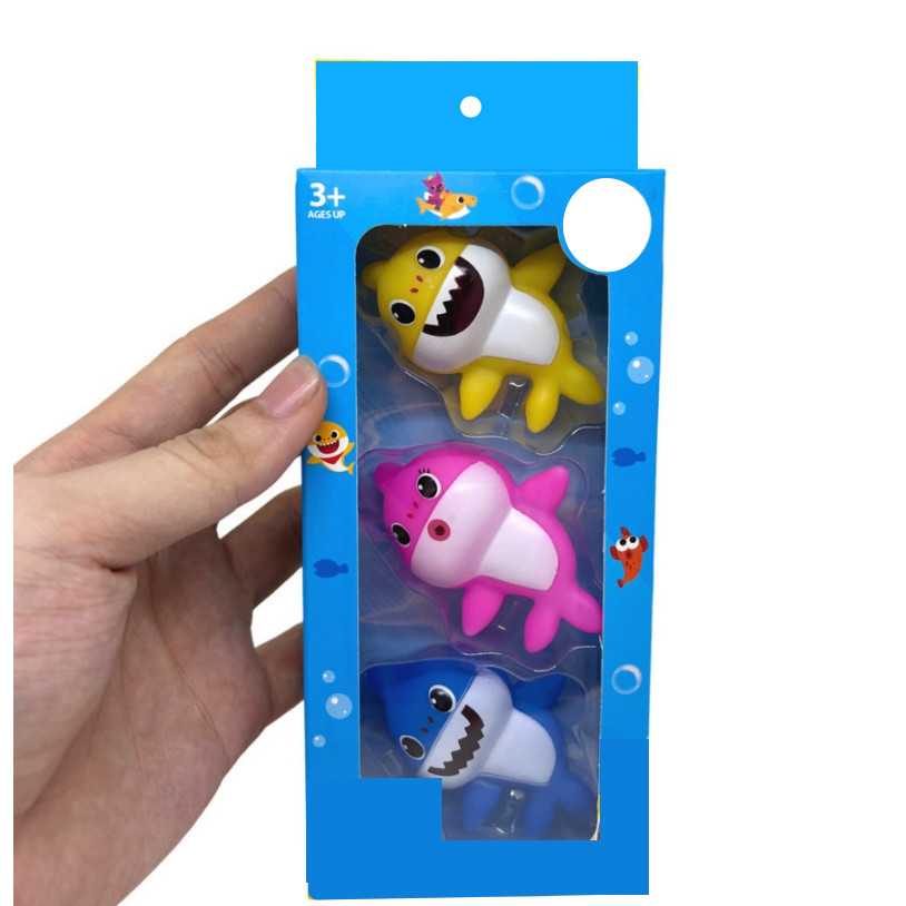 3in1 Baby Shark Toys Rubber Toy Baby Bath Toys | Shopee Philippines