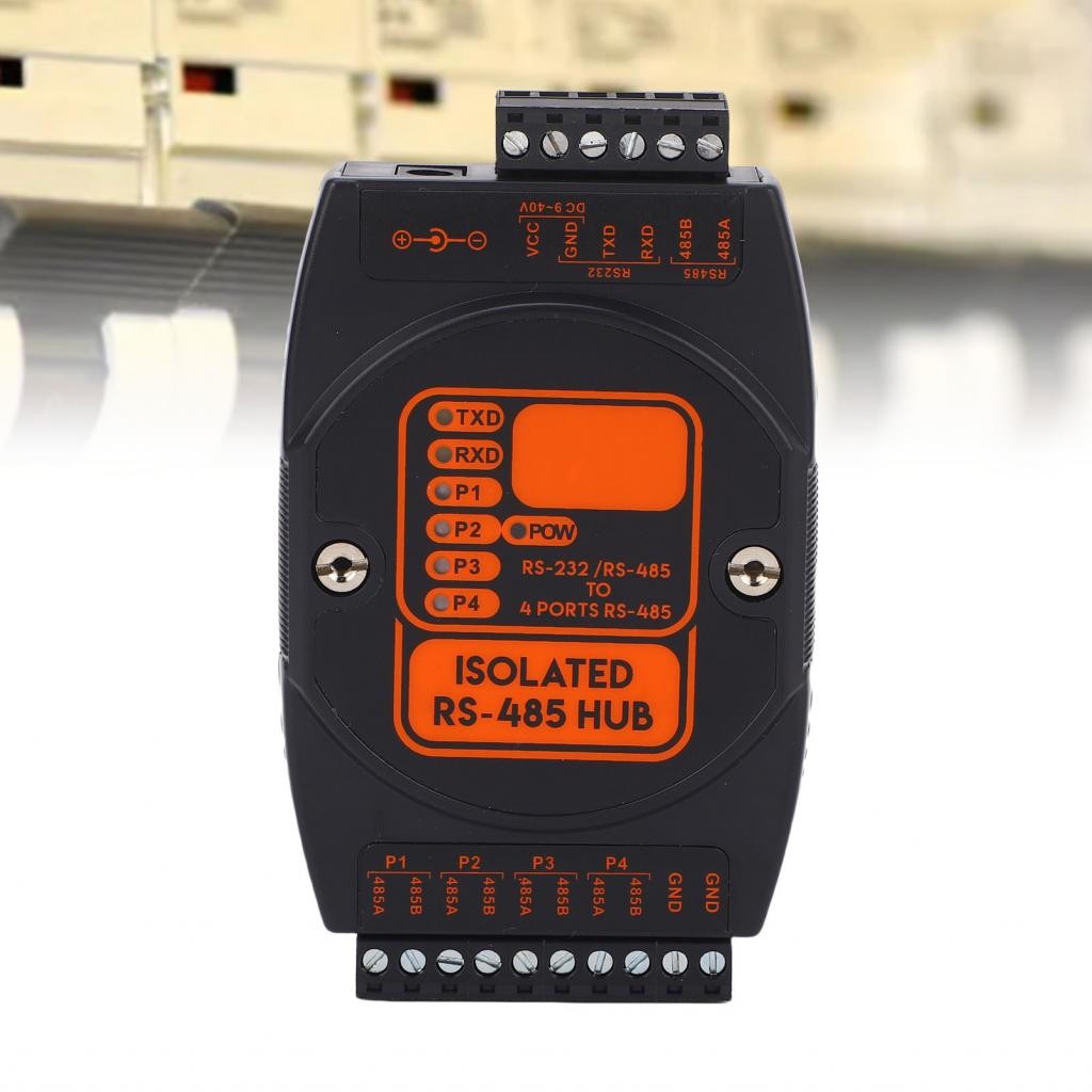 Soxii Industrial Isolated Hub RS485 Optical Isolation Conversion 4 Port ...