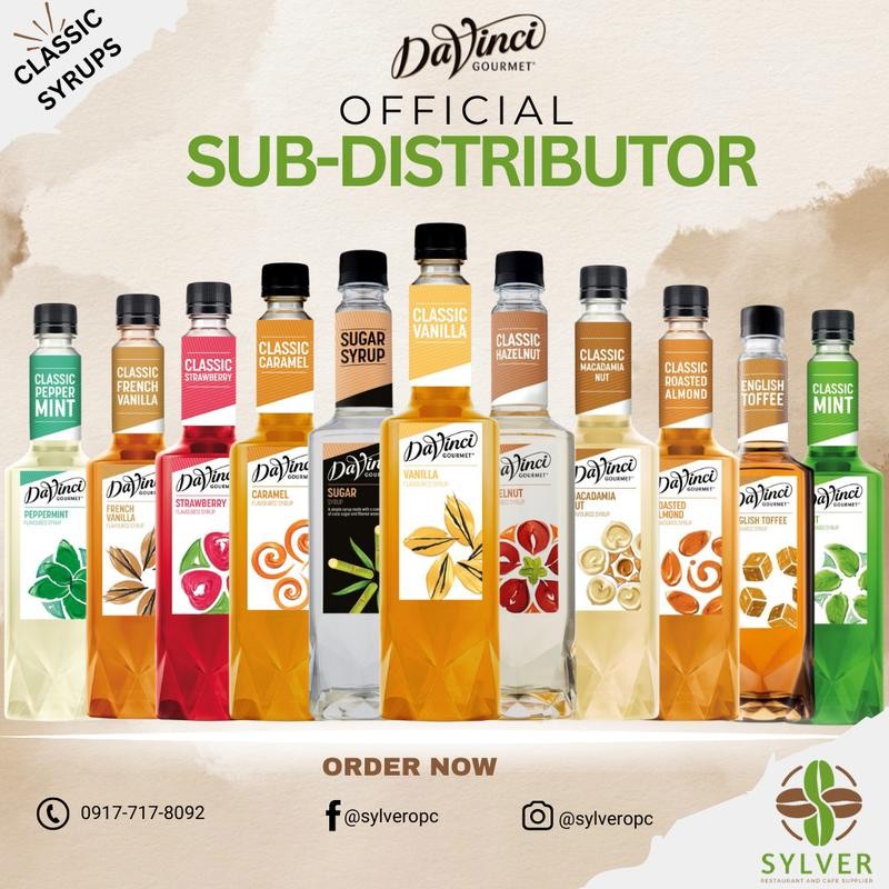 Da Vinci Gourmet Syrups 750 ml (CLASSIC | MIXOLOGY TRUE TO FRUIT SYRUPS ...