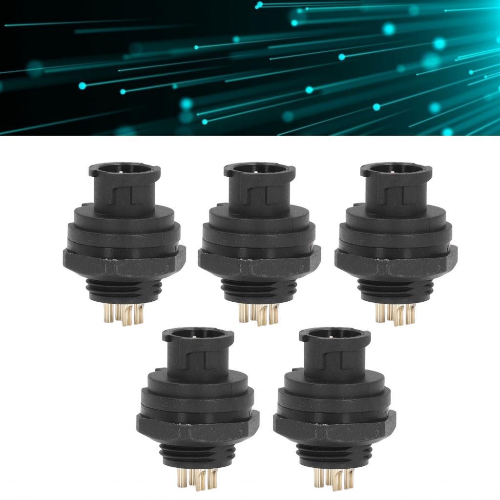 Supergoodsales Front Panel Mount Socket 60V 2A IP67 Connector Threaded ...