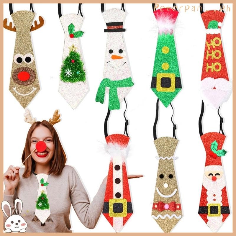 PP Costume Tie Snowman Felted Tie Novelty Christmas Necktie Colorful ...