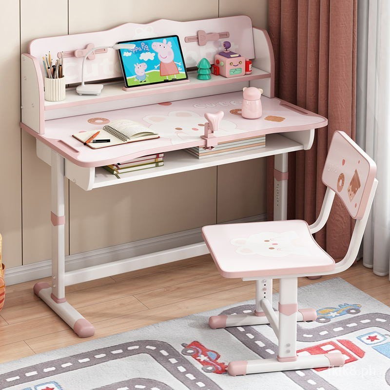 Children's Study Desk Desk Home Adjustable Desk Simple Modern Work Desk ...