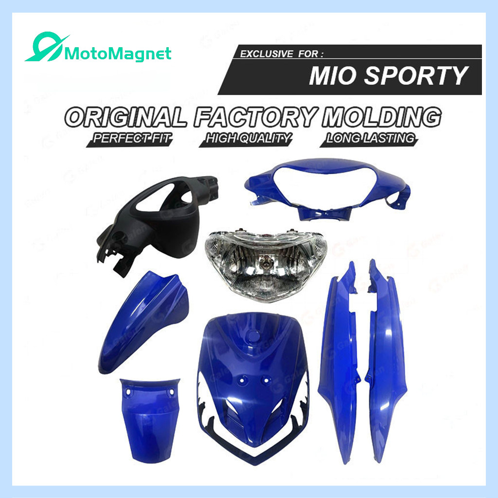 YAMAHA MIO SPORTY ACCESSORIES FOR MOTORCYCLE BLUE RED BLACK FULL BODY ...