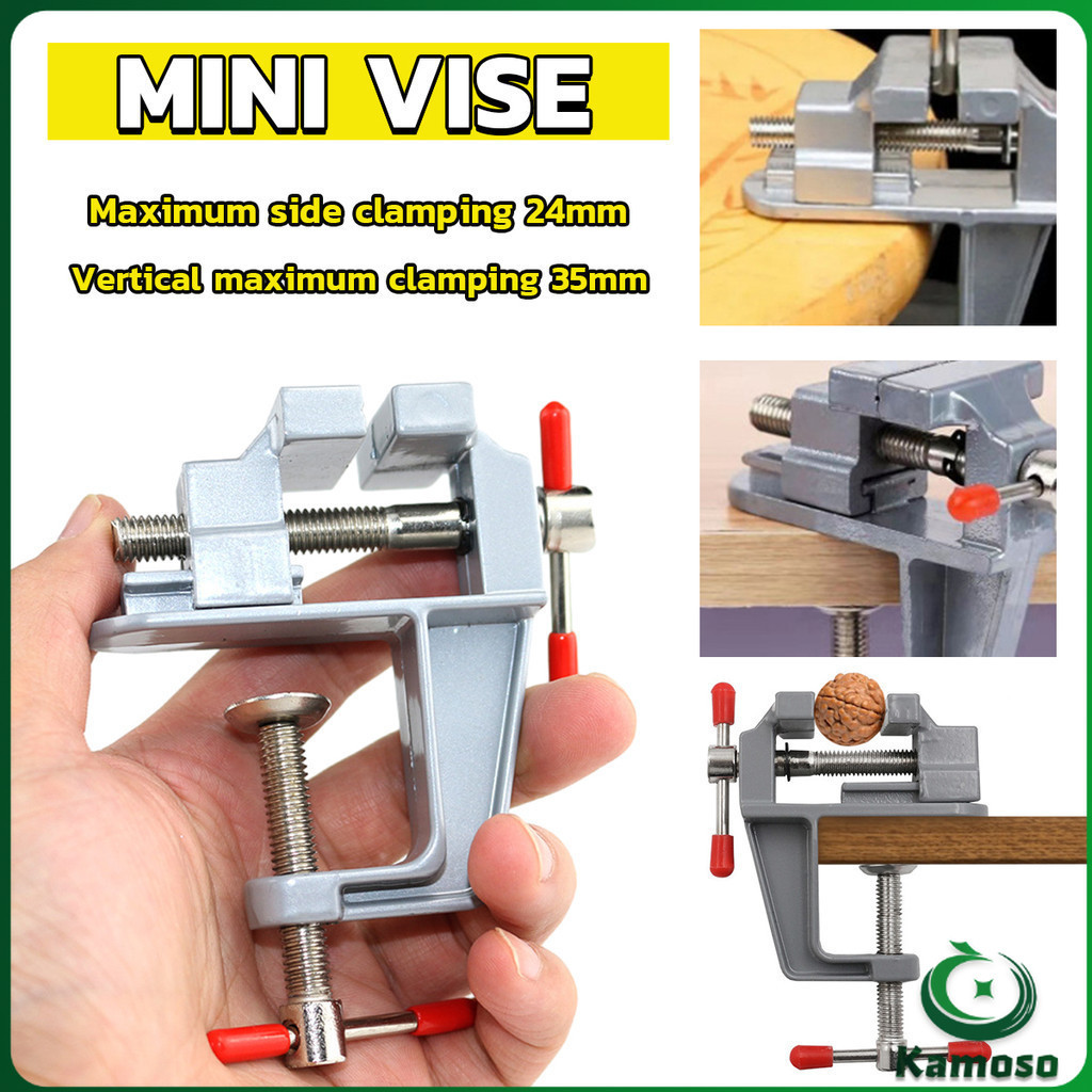 K.O. DIY Mini Vise Household Drill Press Vice Clip For Clamping Table ...