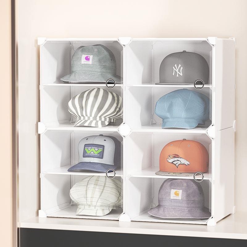 Hat Display Rack Floor Display Cabinet Home Finishing Anti-Deformation ...