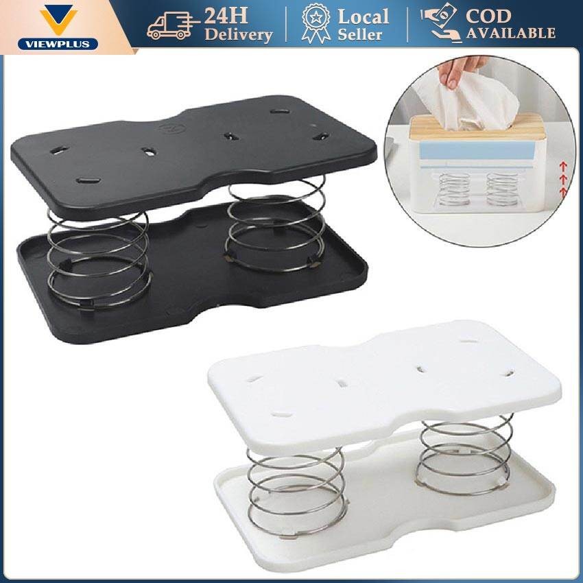Tissue Box Spring Support Automatic Lifting Spring Loaded Tissue Holder ...