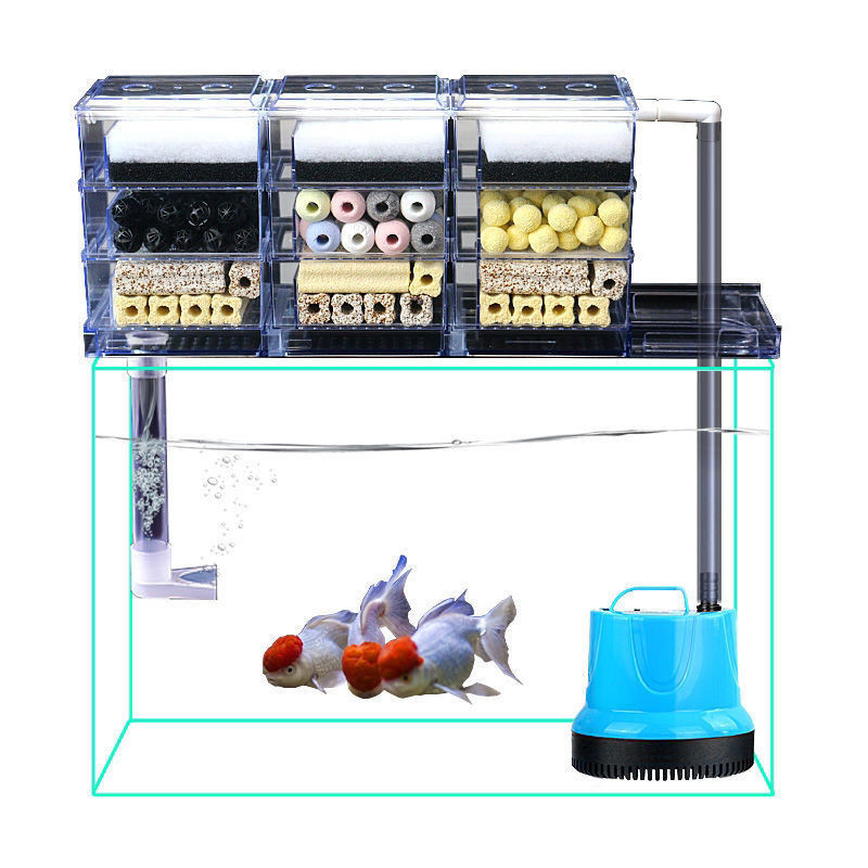 Drip Box Water Purification Filter Fish Tank Change Water Suction ...