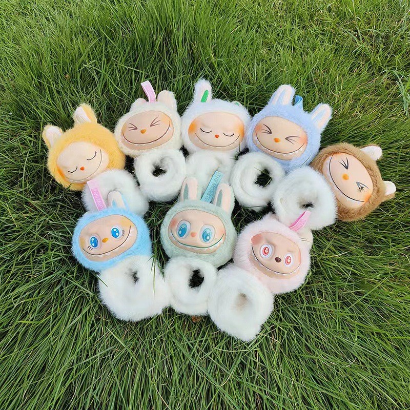 Labubu Bracelet Plush Ring Cartoon Cute Plush Toy Blind Box Labubu Toy ...