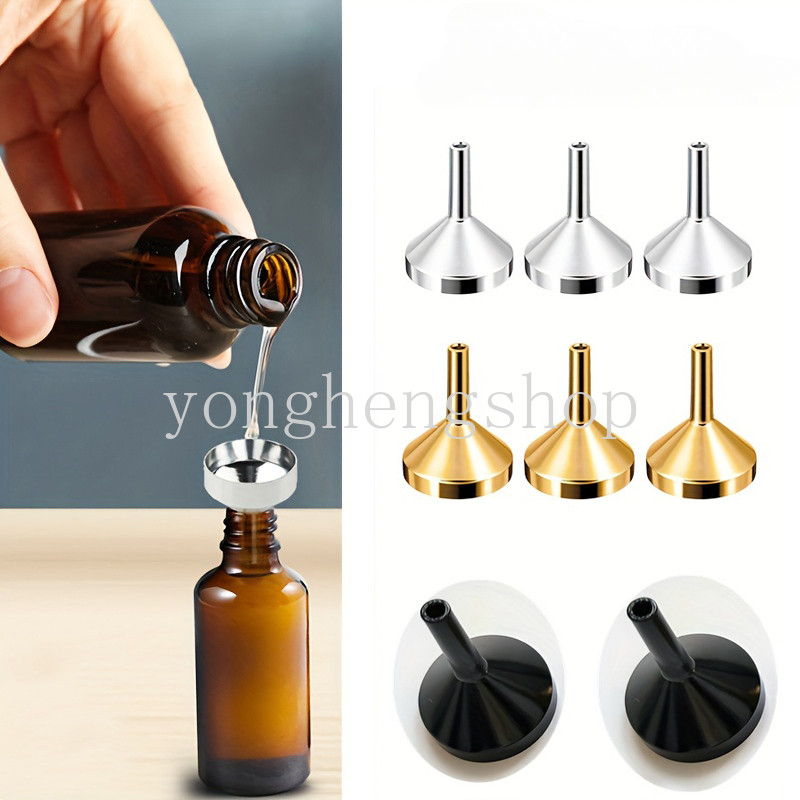 1/5pcs Metal Aluminum Mini Funnel for Transferring Liquid Perfume ...