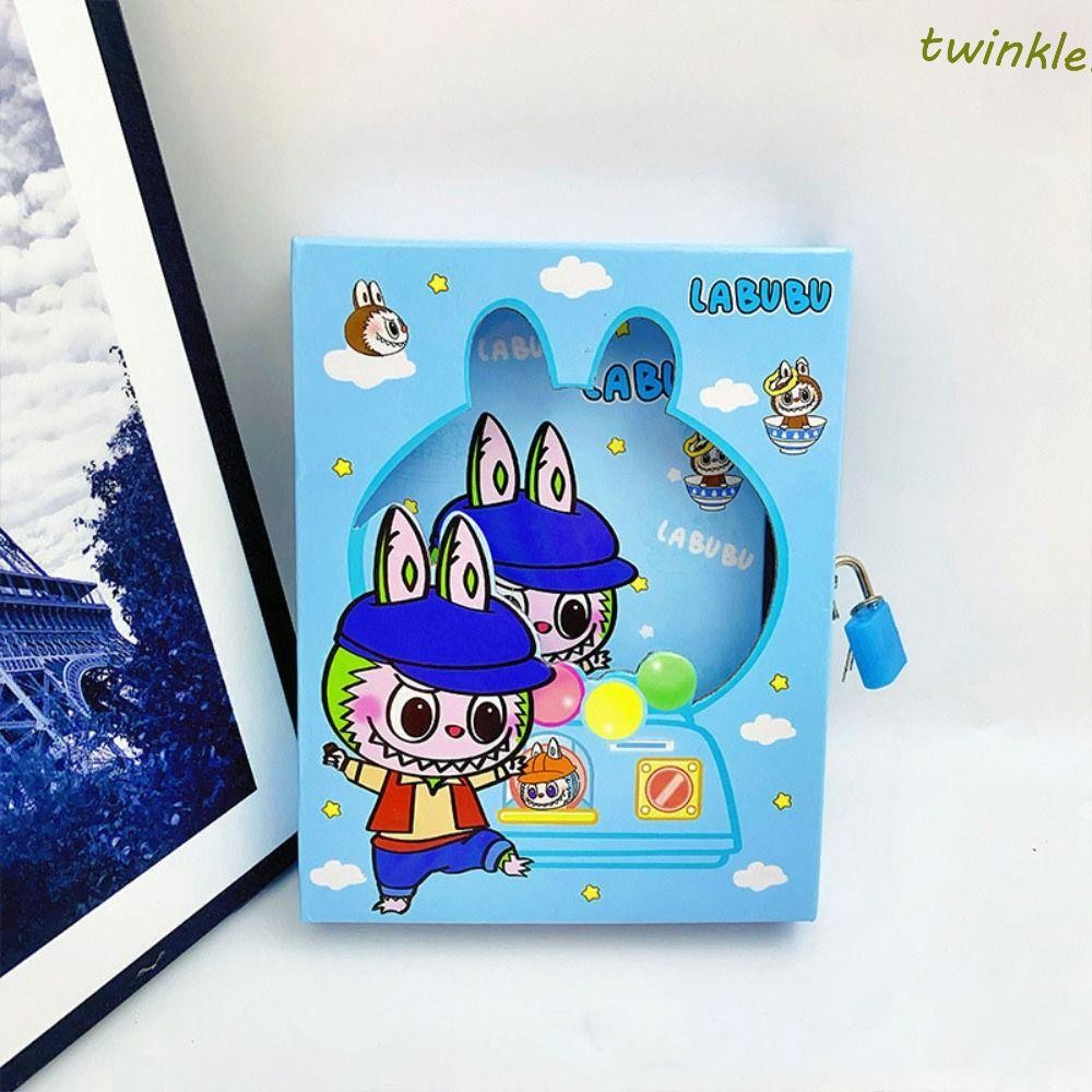 TWINKLE1 Labubu Diary Notepad, A6 Color Page Labubu Mini Notebook ...
